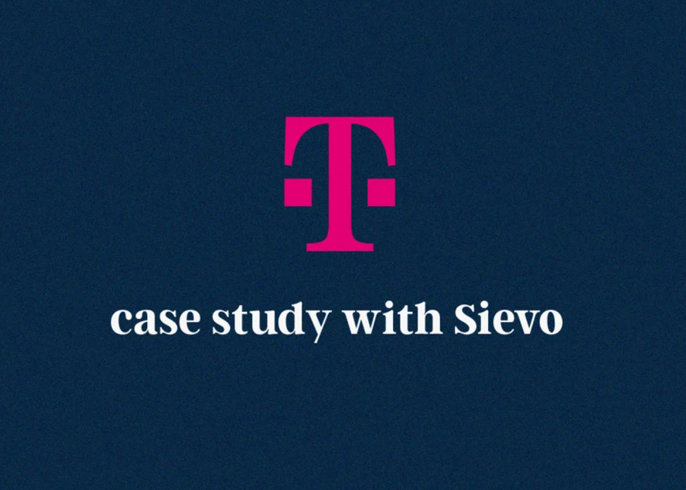Deutsche Telekom with Sievo | Case Study